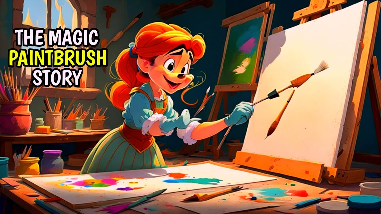 "The Magic Paintbrush" 🖌 || Full Story || Story Talling (NC KID'S ...