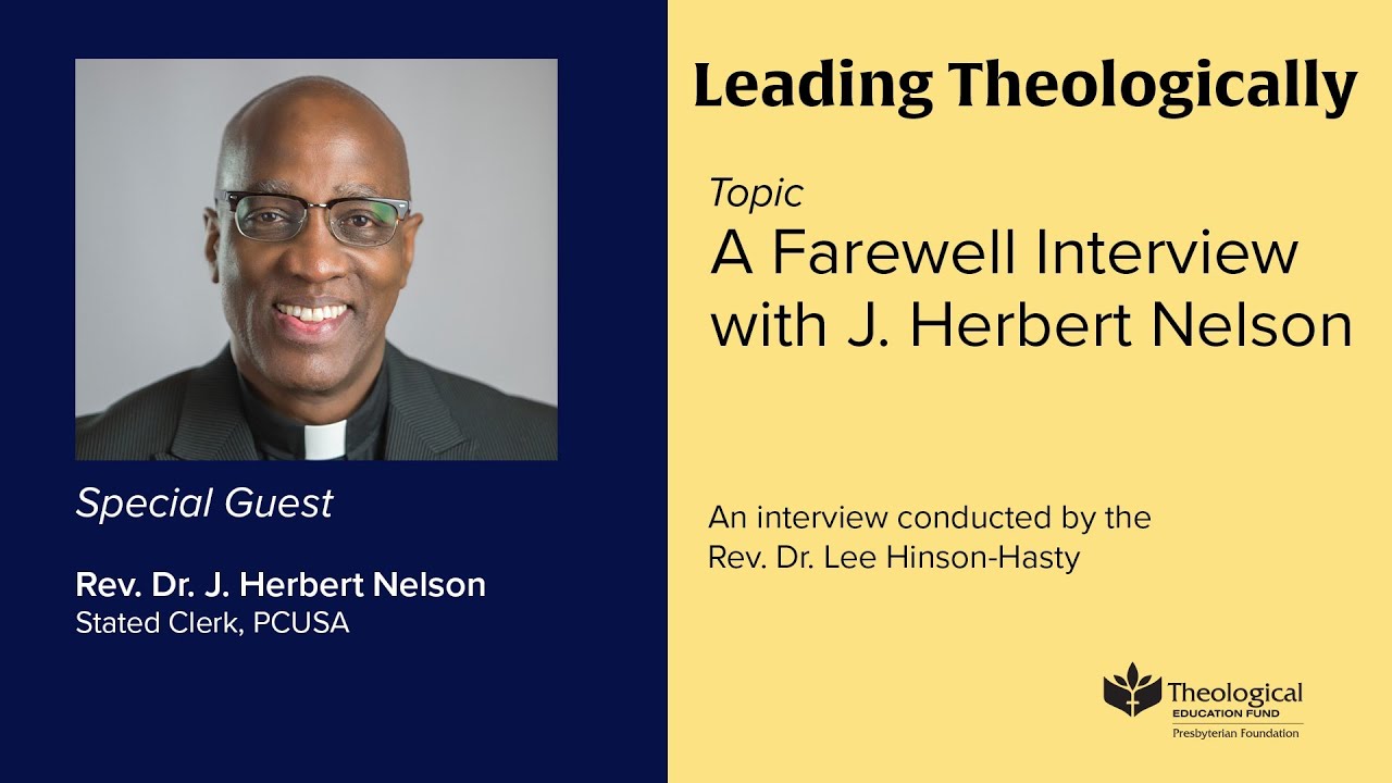 A farewell interview with J. Herbert Nelson (unedited) - YouTube