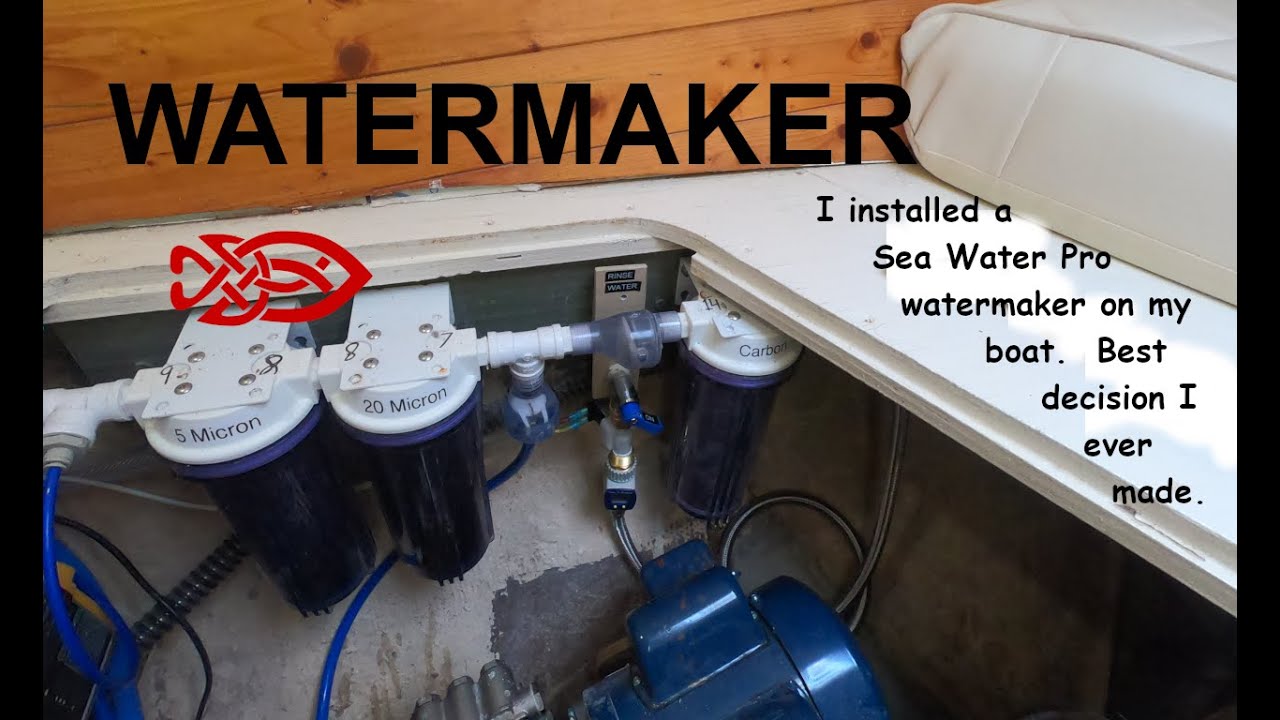 Thinking of a Watermaker for a DIY installation. These are some modifications I made. - YouTube