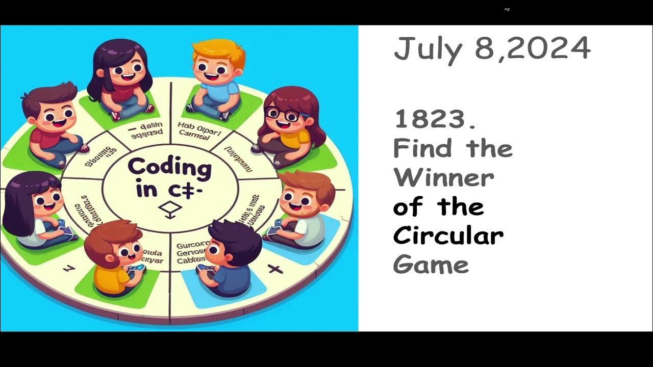 Leetcode 1823find The Winner Of The Circulargame C Algorithms Youtube