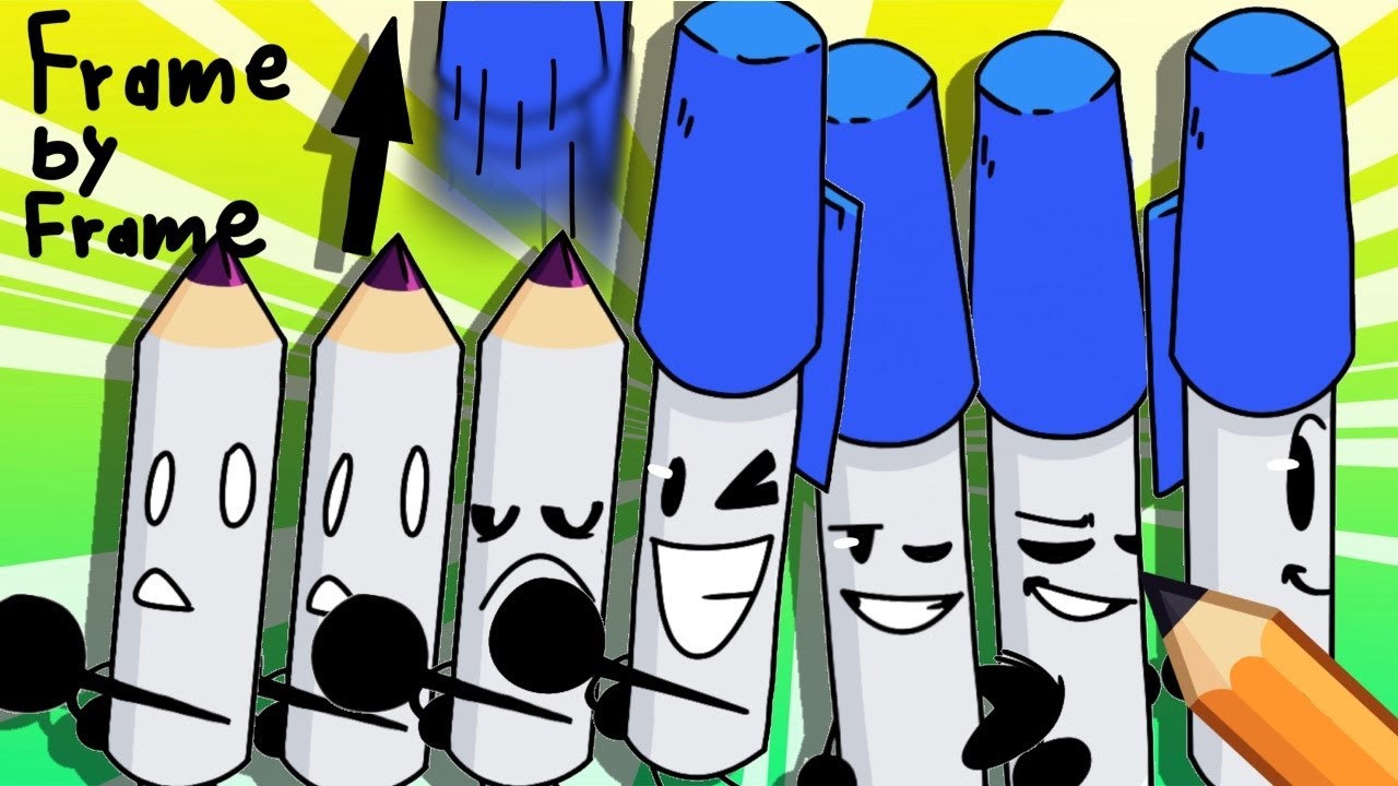 BFDI Contestants Animated Frame by Frame! - YouTube