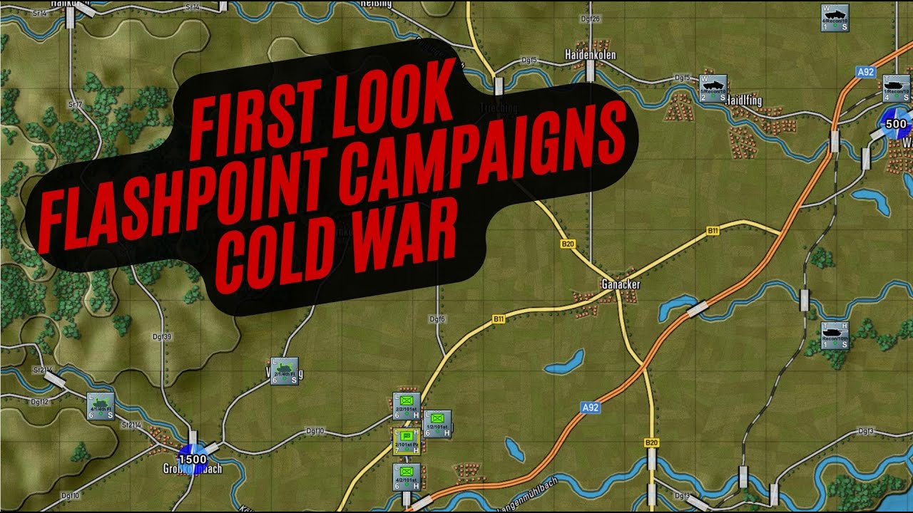 Flashpoint Campaigns Cold War Preview \\ Grand Tactical Combat - YouTube