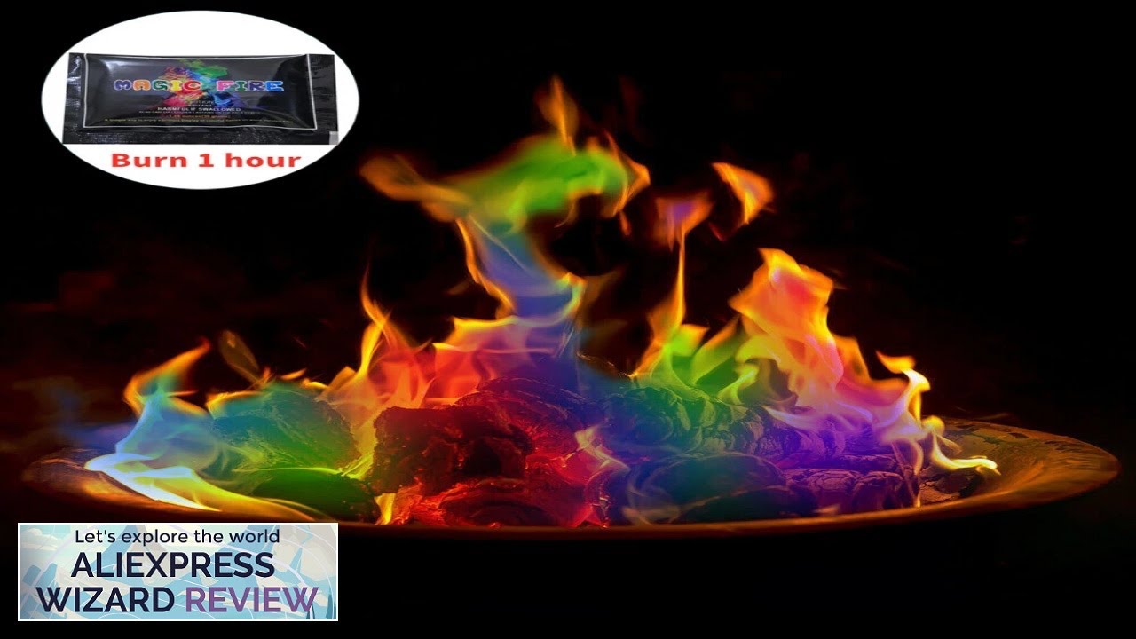 Colorful Flames Powder Bonfire Magic Fire Fireplace Color Sachet ...