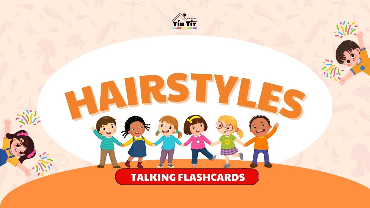 HAIRSTYLES | Hairstyles Vocabulary for Kids | Talking Flashcards - YouTube
