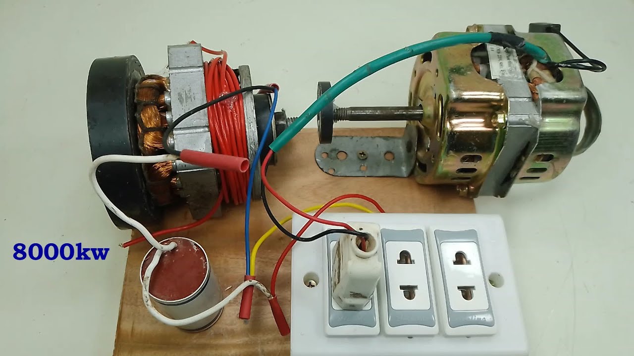 free energy magnet to motor Ac 34000kw 220volt use two magnet wire ...