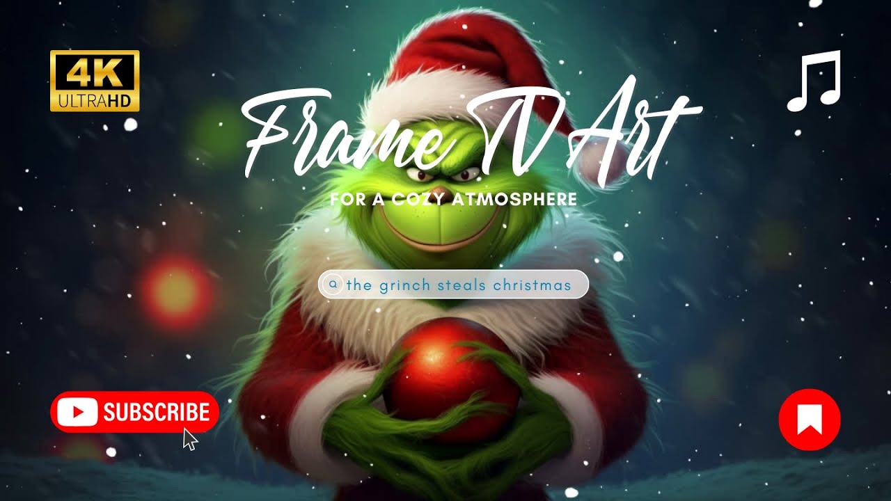 The Grinch on the Christmas TV Art | The Grinch Slideshow Screensaver ...
