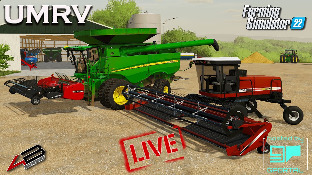 🔴LIVE🔴It's finally time to get to harvest!!! -UMRV - YouTube