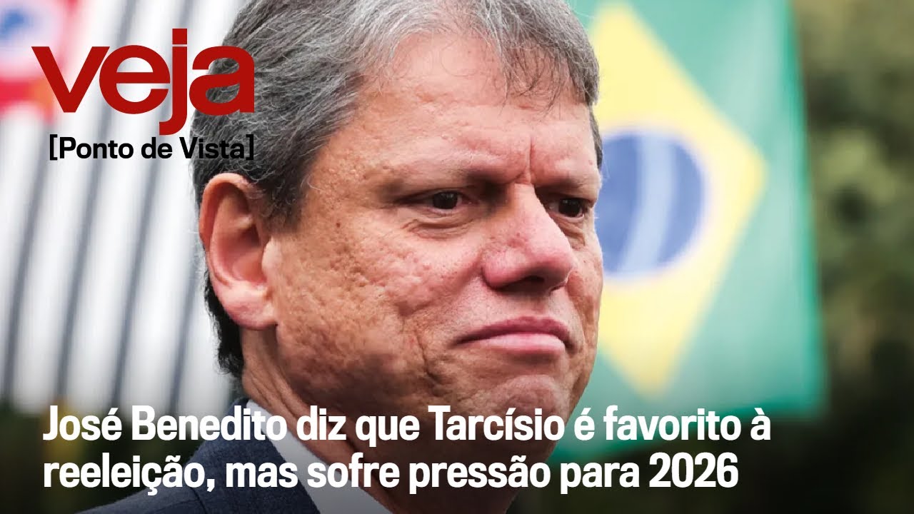 José Benedito diz que Tarcísio é favorito à reeleição, mas sofre ...