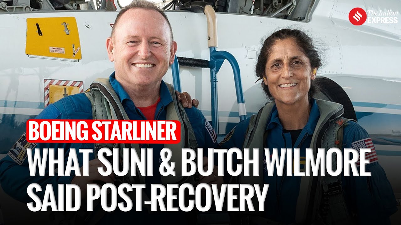 “Gravity stinks,” says Butch Wilmore as he and Sunita Williams recover ...