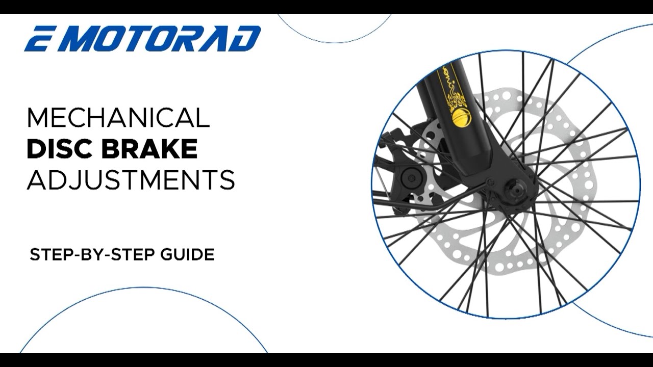 How to adjust the e-bike mechanical disc brakes | Step-by-step guide ...