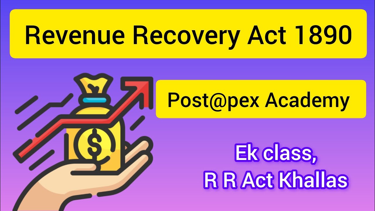 Revenue Recovery Act 1890 - YouTube
