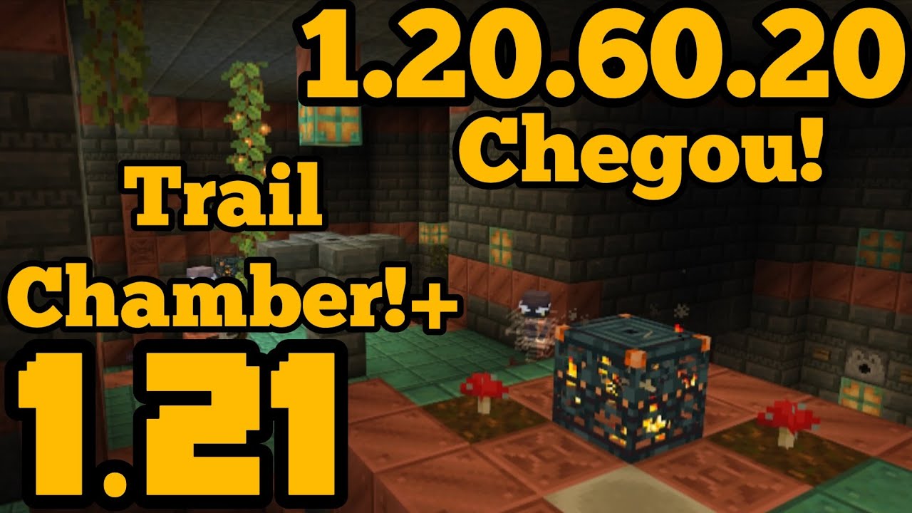 MINECRAFT 1.21 - (1.20.60.20 Beta) chegou! Trail chamber Trail spawner ...