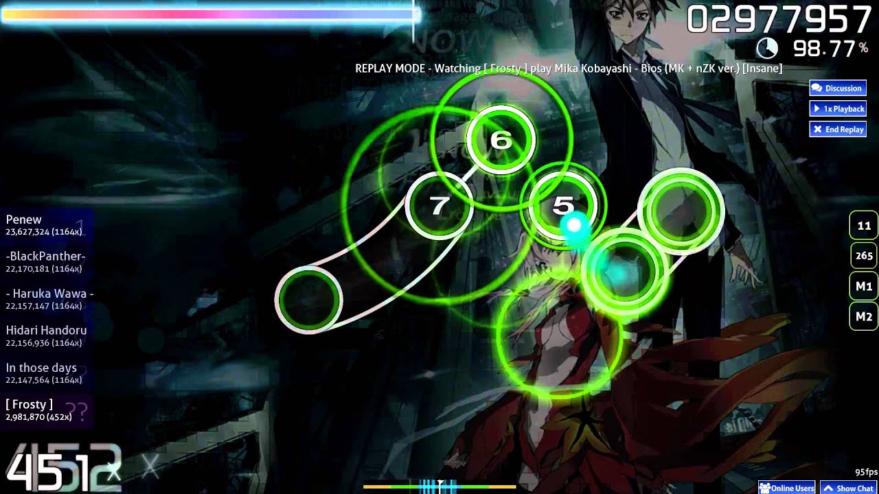 Osu! - Mika Kobayashi - Bios (MK + nZK ver.) [Insane] - YouTube
