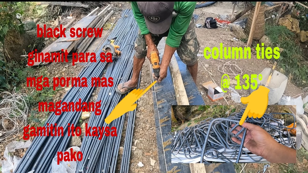 black screw ginamit para sa porma mas magandang ba ito kaysa sa pako ...
