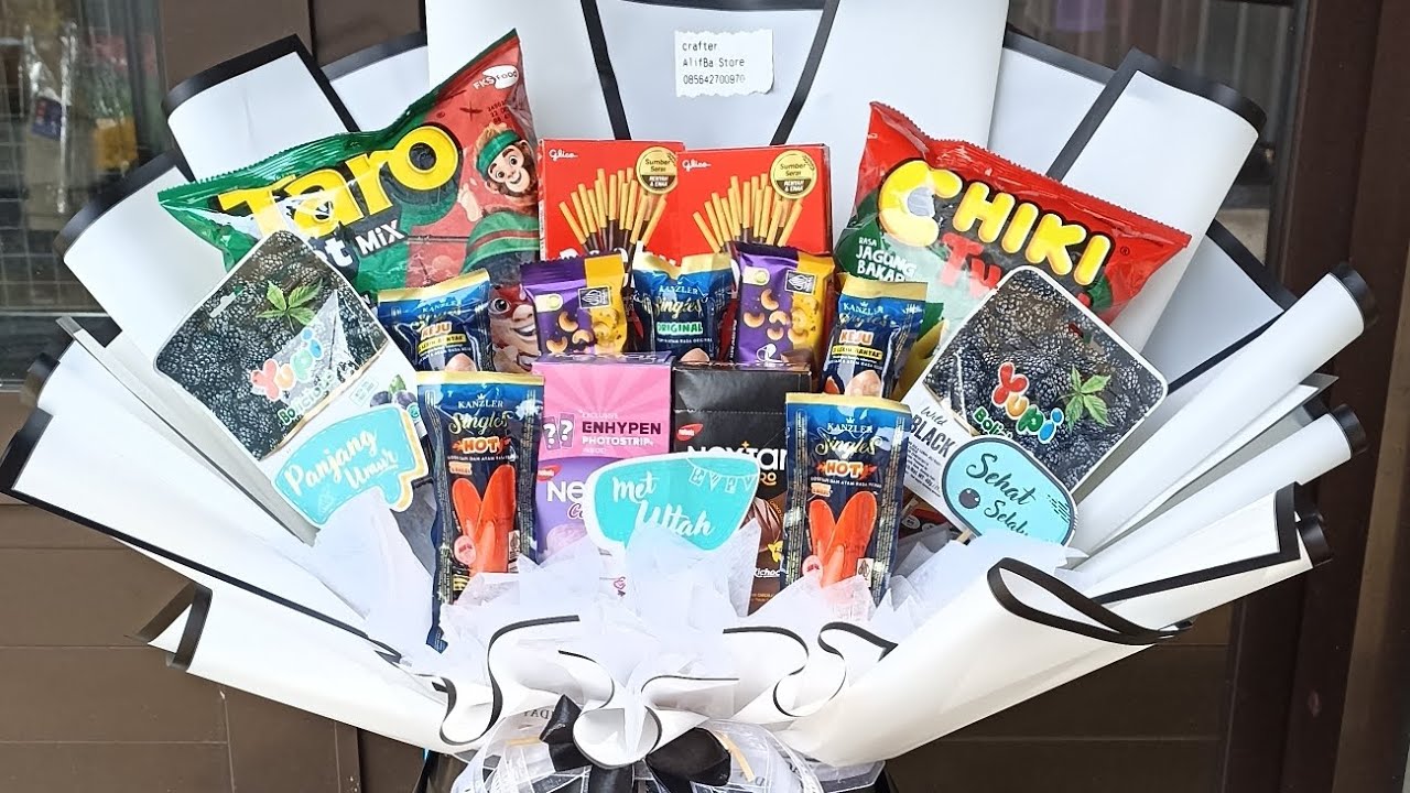 tutorial buket snack jumbo PART 1 - YouTube