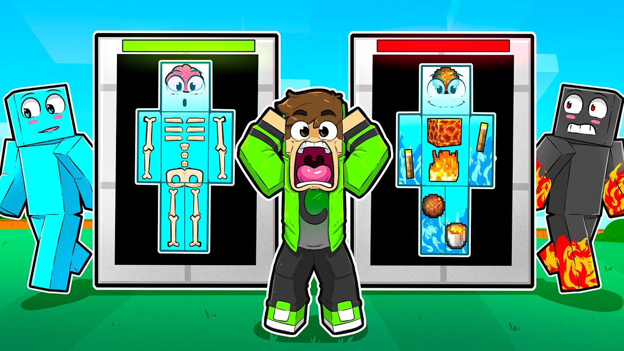 Cadres SCANNED The YOUTUBERS With An X RAY In Minecraft - YouTube