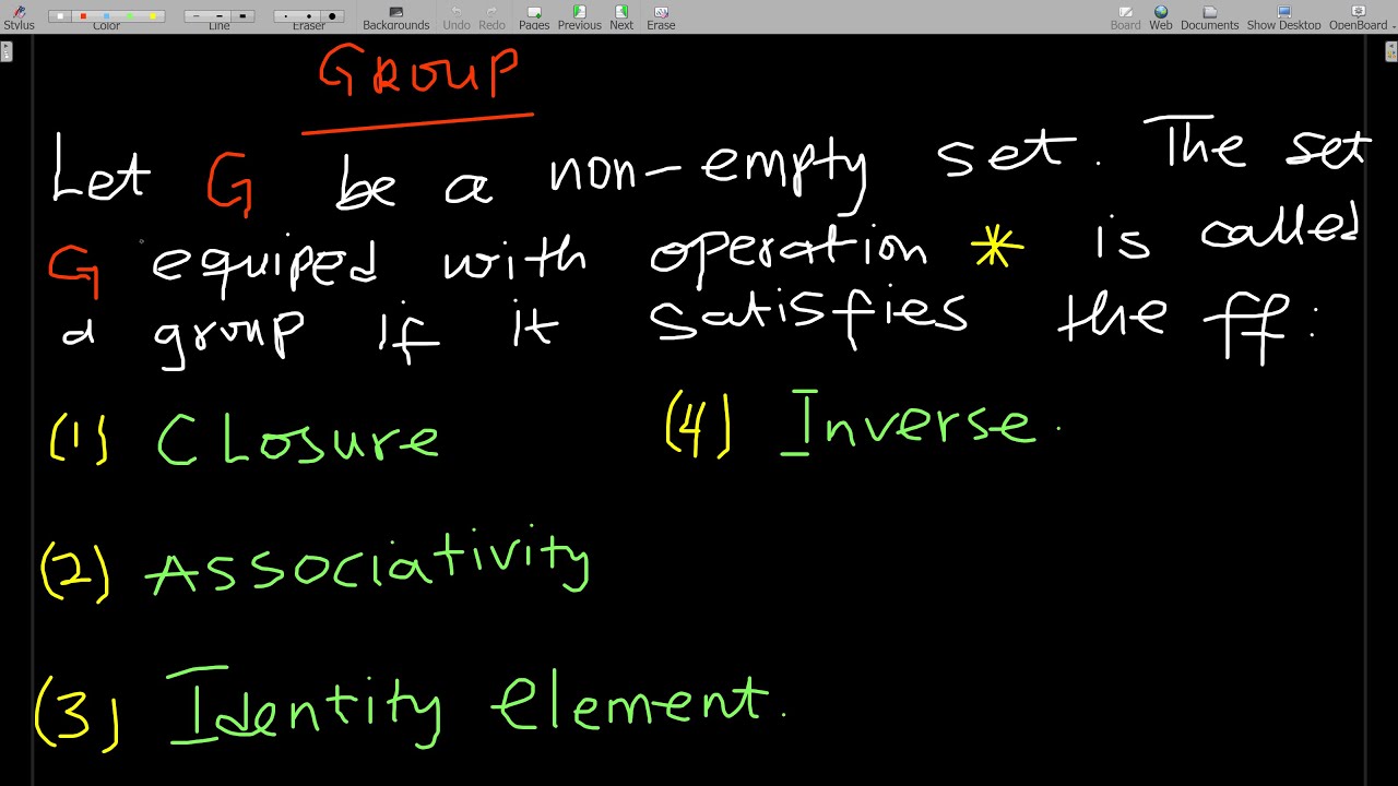 Introduction to Groups ( Abstract algebra ) - YouTube