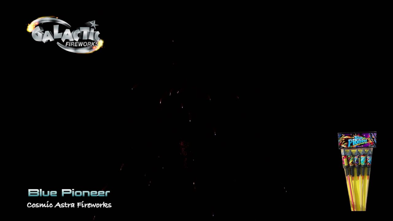Blue Pioneer Rockets - Lowest Price Guaranteed At Galactic Fireworks ...