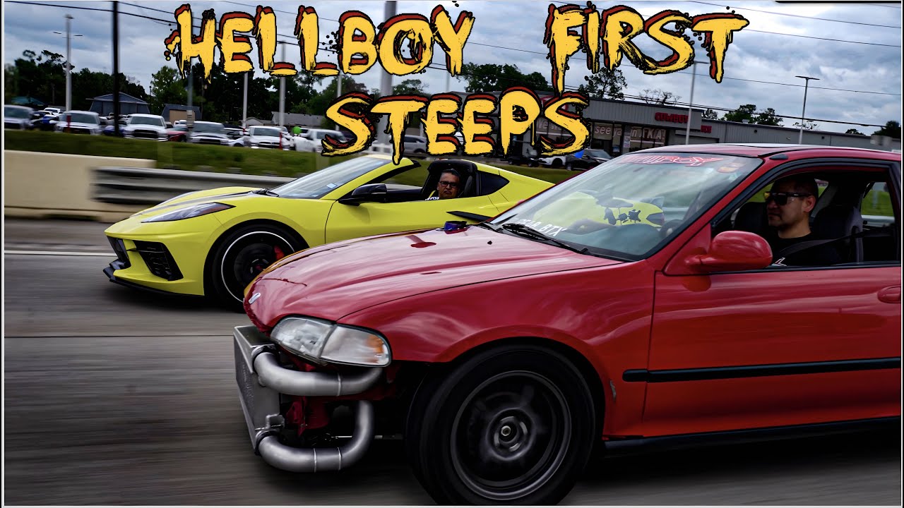 700HP+ K-SWAP EG HATCH FIRST TEST DRIVE👹 - YouTube