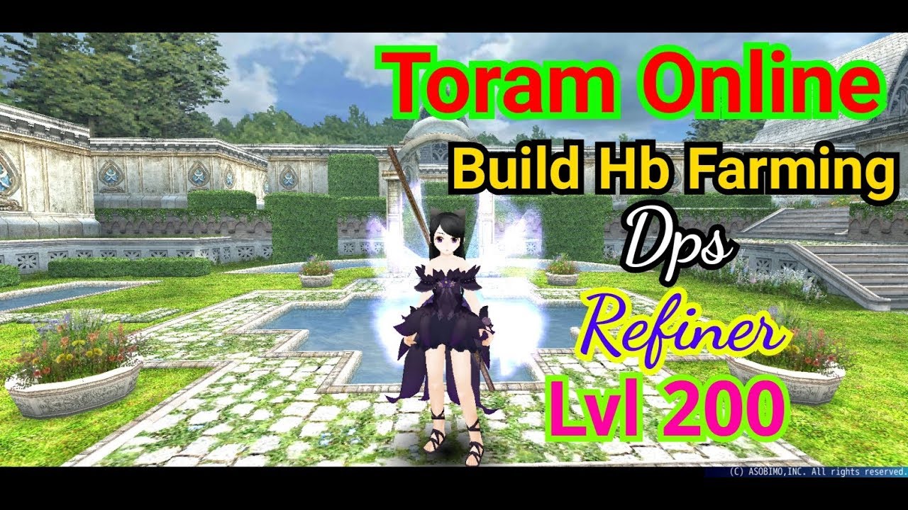 Toram Online ~Build Halberd Farming Lvl 200 - YouTube