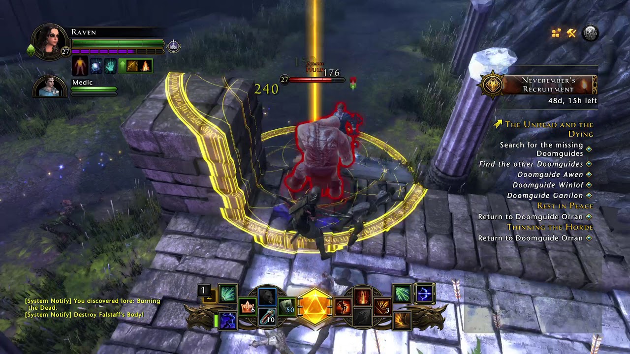 Neverwinter : Neverdeath Graveyard Missions part 3 - Gameplay 53 - YouTube