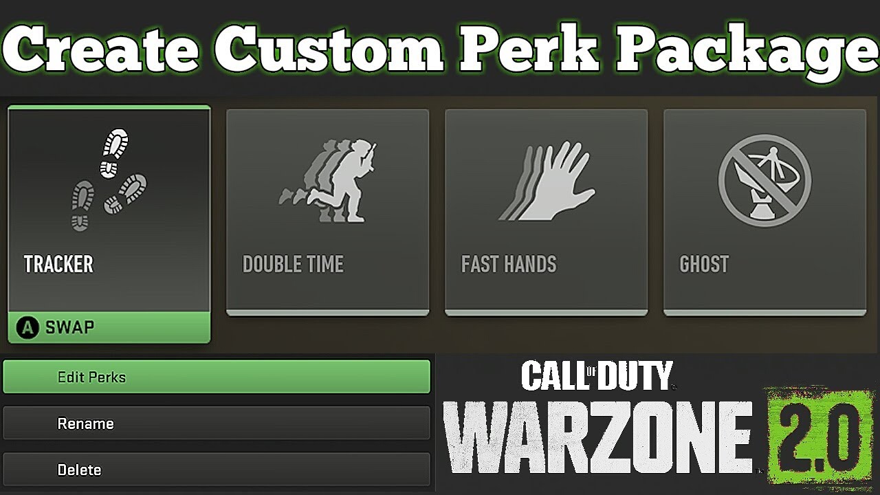 How To Create Your Own Custom Perk Packages In Warzone 2.0 - YouTube