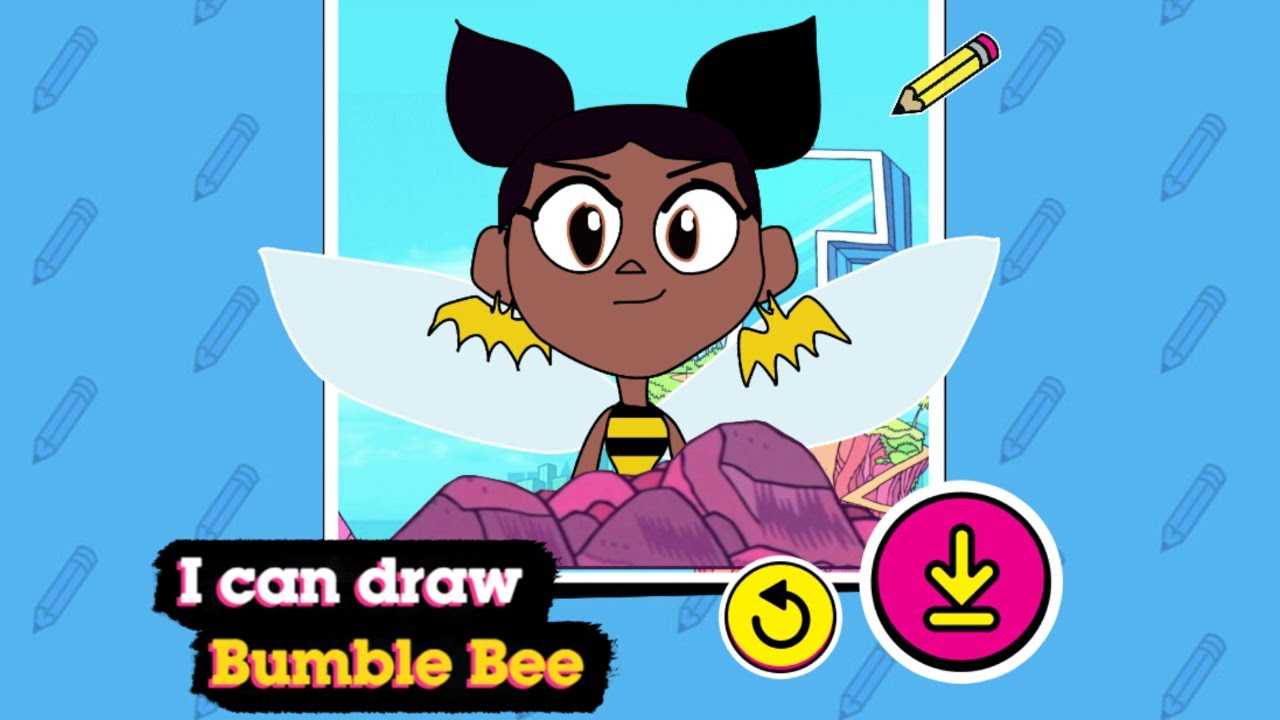 Teen Titans Go: How To Draw Bumblebee - Bumblebee Is Ready For ...