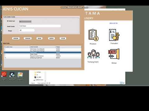 Aplikasi Laundry Sepatu (Setapak Laundry) Berbasis Java Netbeans dan Mysql XAMPP - YouTube