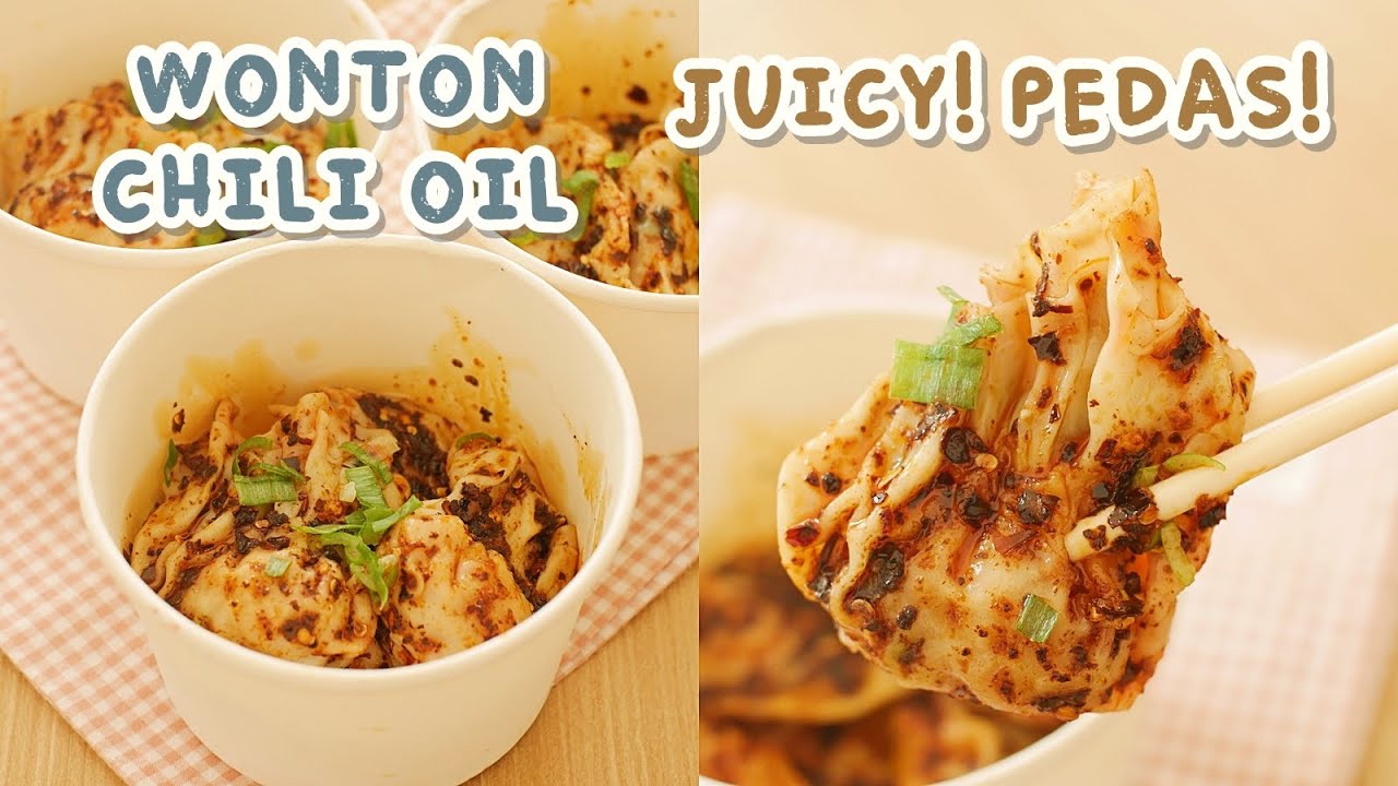 RESEP PANGSIT CHILI OIL PEDAS dan LAYAK JUAL!! - YouTube