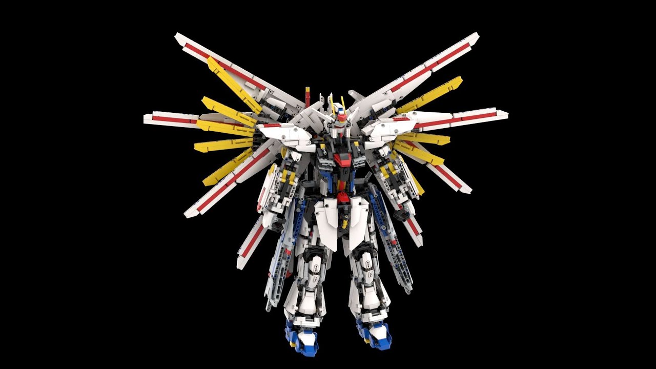 lego moc 1/42 MIGHTY STRIKE FREEDOM GUNDAM 樂高 MOC 1/42全能自由攻擊高達#lego # ...