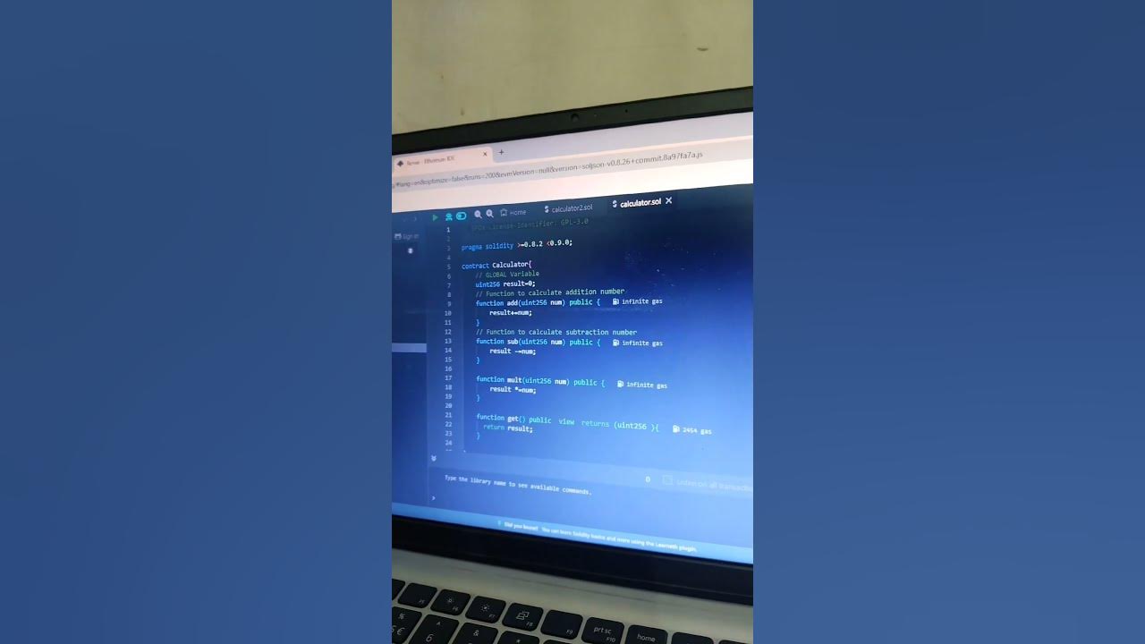 Simple Calculator in Solidity: Learn Smart Contract Basics || #web3 # ...