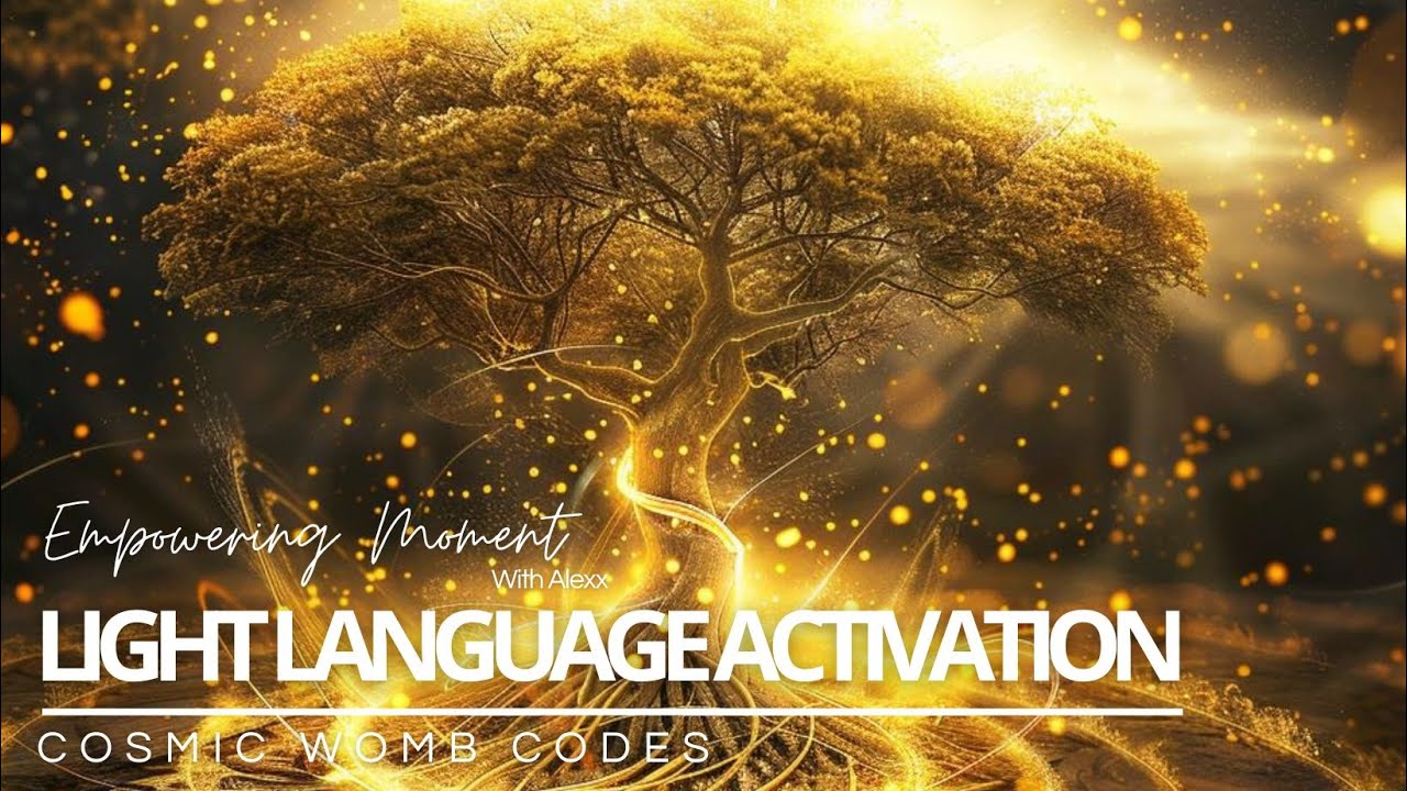 LIGHT LANGUAGE ACTIVATION - Cosmic womb codes - YouTube