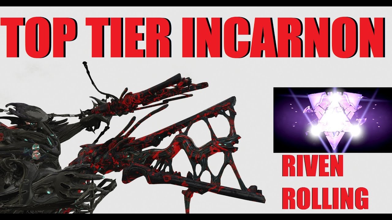 [WARFRAME] Dual Toxocyst Riven Rolling TOP TIER INCARNON! | The Seven ...