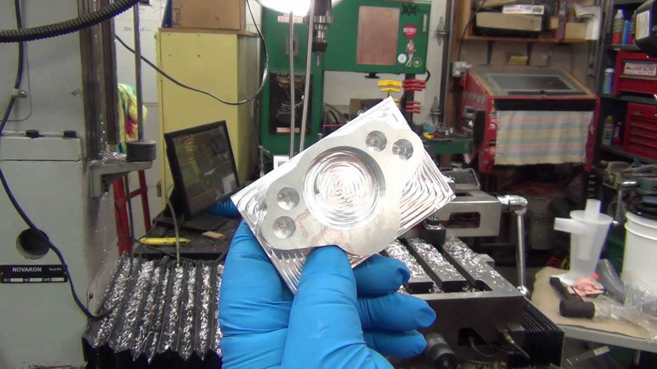 SU Carb Spacer - Machining - YouTube