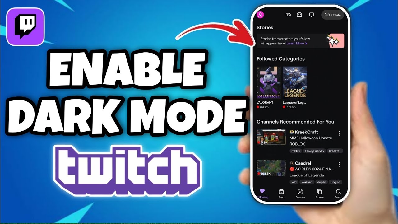 How to Enable Dark Mode on Twitch - Easy Tutorial - YouTube