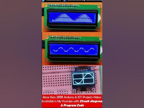 LCD Sine Wave Animation LCD Arduino | arduino lcd display | arduino lcd i2c | Teach me something ...