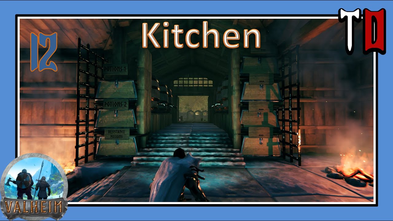 Valheim Mistlands - Lets Build - EP12 - BUILDING OUR KITCHEN - YouTube