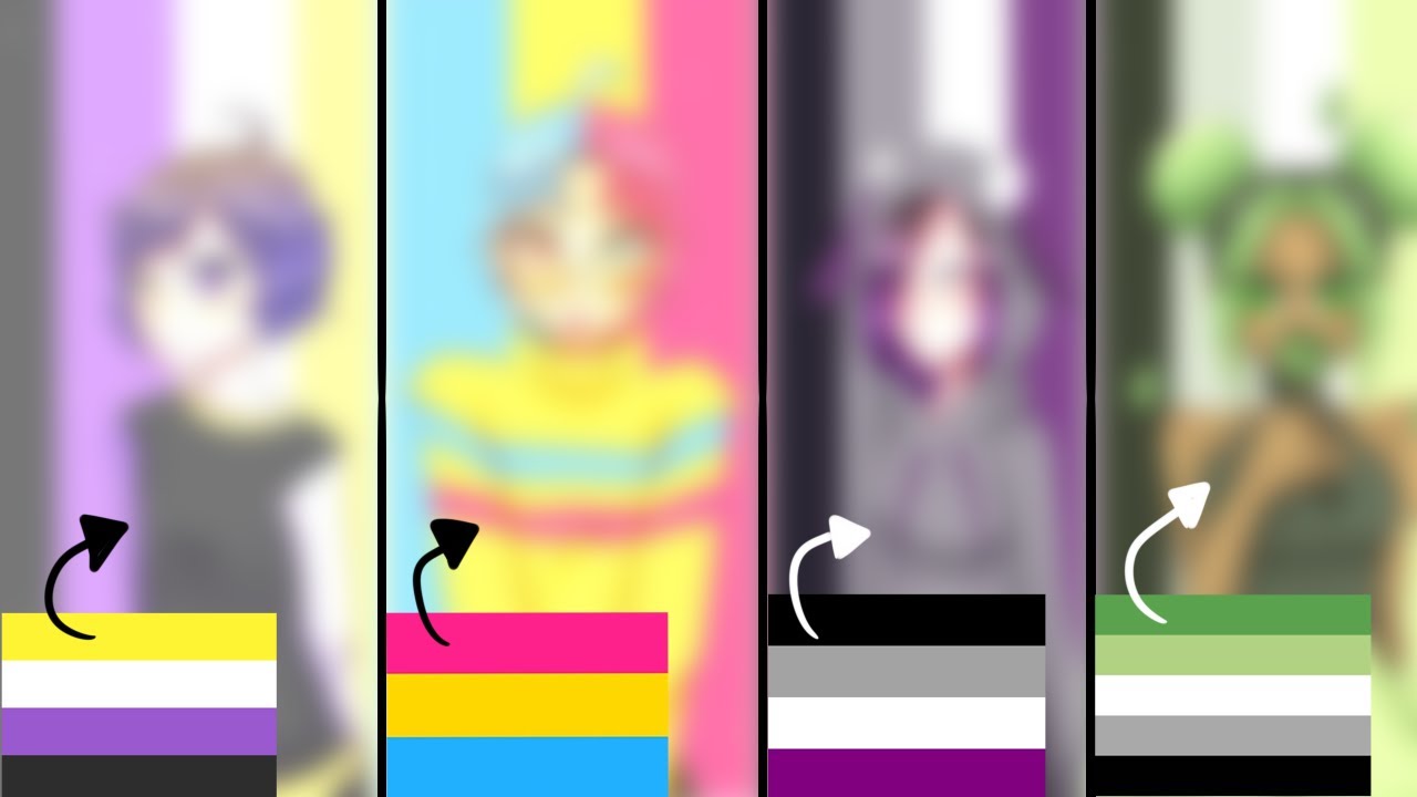 🏳️‍🌈 Drawing pride flags as character designs part 2🏳️‍🌈 - YouTube