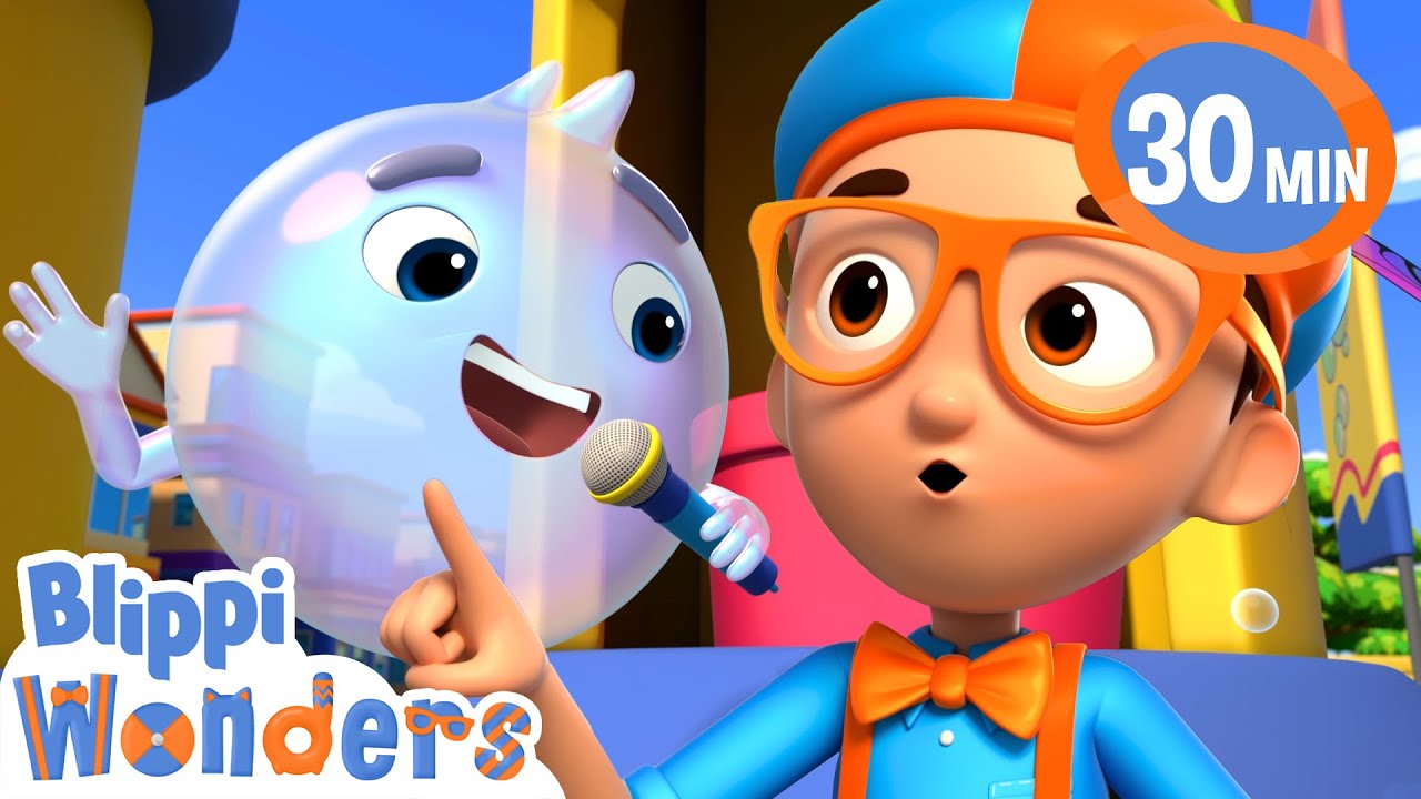 Blippi Wonders - How To Make Bubbles + More! | Blippi Animated Series ...