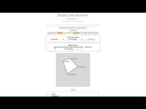 p5.js code generator digital canvas draft demo - YouTube