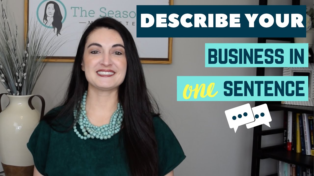 How To Write Your One Sentence Business Summary YouTube how-to-write-your-one-sentence-business-summary-youtube