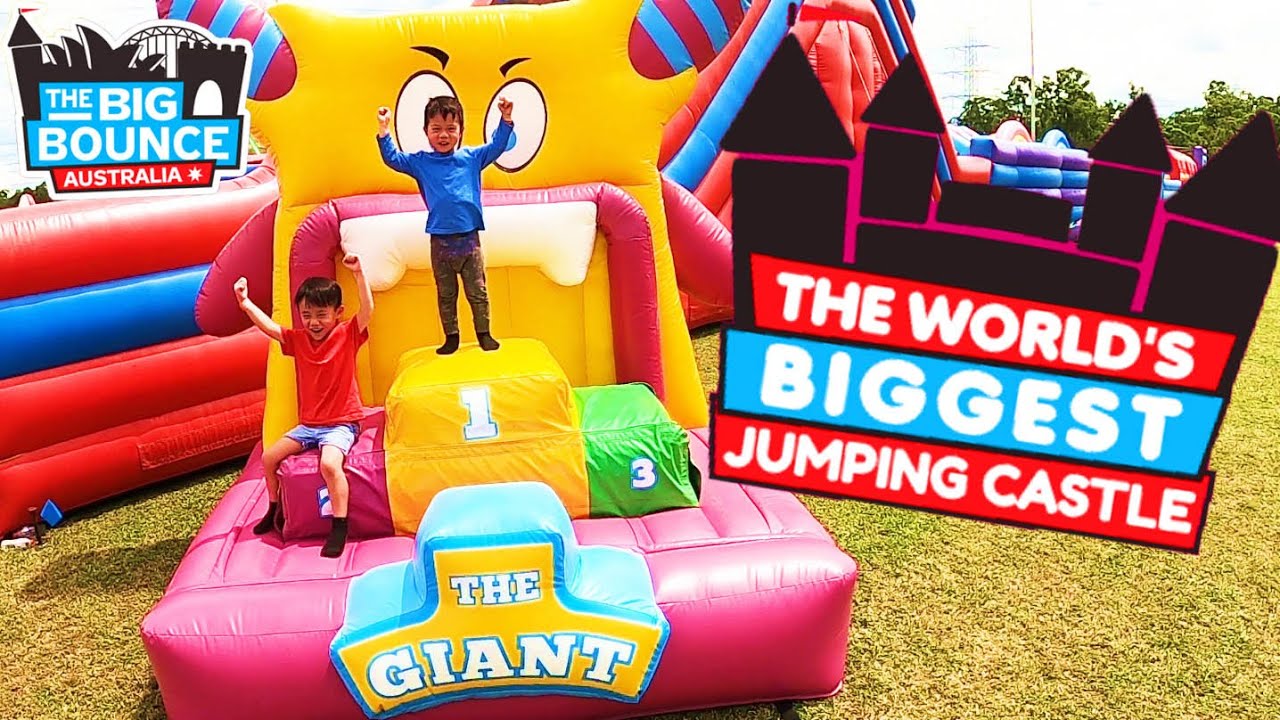 World's Biggest Jumping Castle (Guinness Record) with GoPro Hero 8 (2 ...