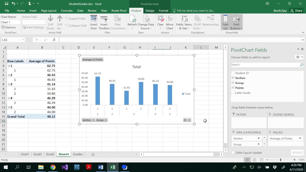 Pivot table Excel - YouTube