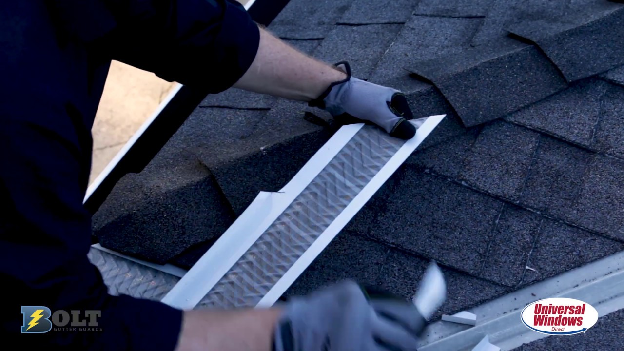 Bolt Gutter Guard - Installation Guide - YouTube