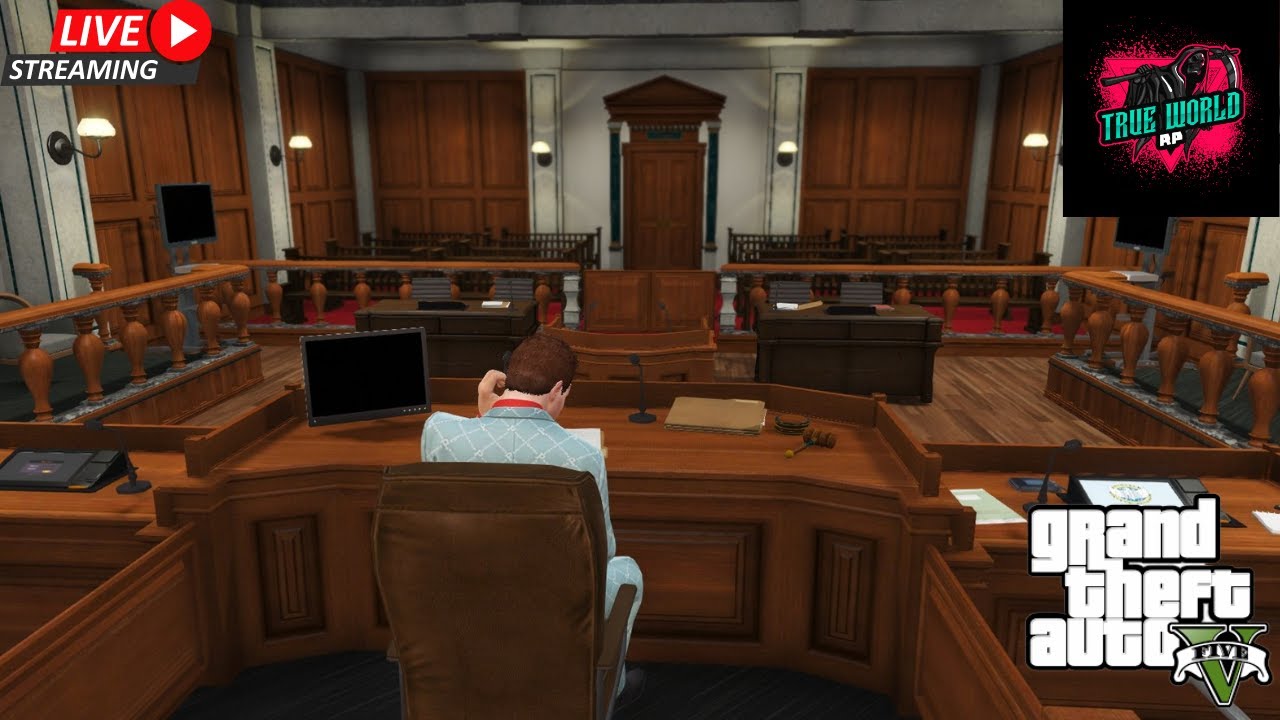 Live: GTA V True World RP FiveM #18 San Andreas-Superior Court & San ...