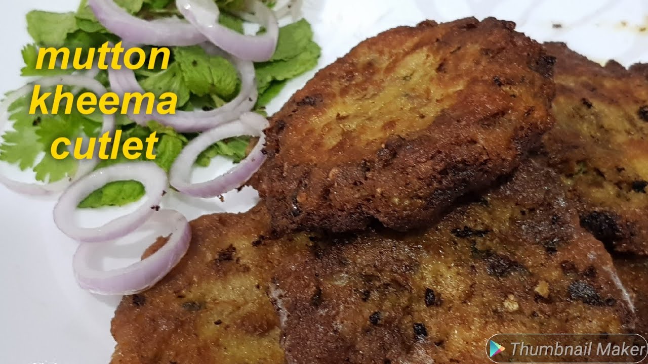 Mutton cutlet /mutton kheema cutlet recipe #Mohd Ali road jaisa mutton ...