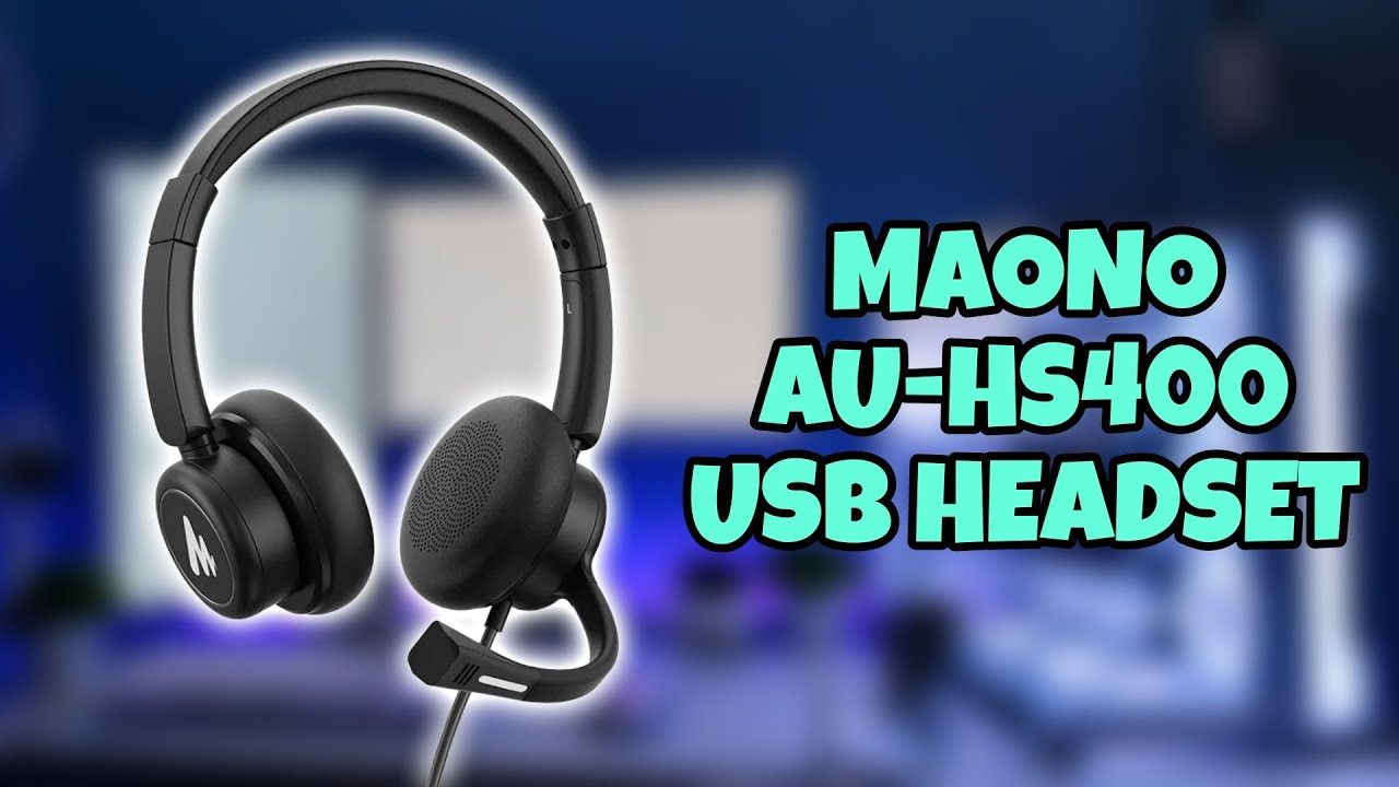 Maono AU-Hs400 Usb Headset Unboxing and Review!! - YouTube