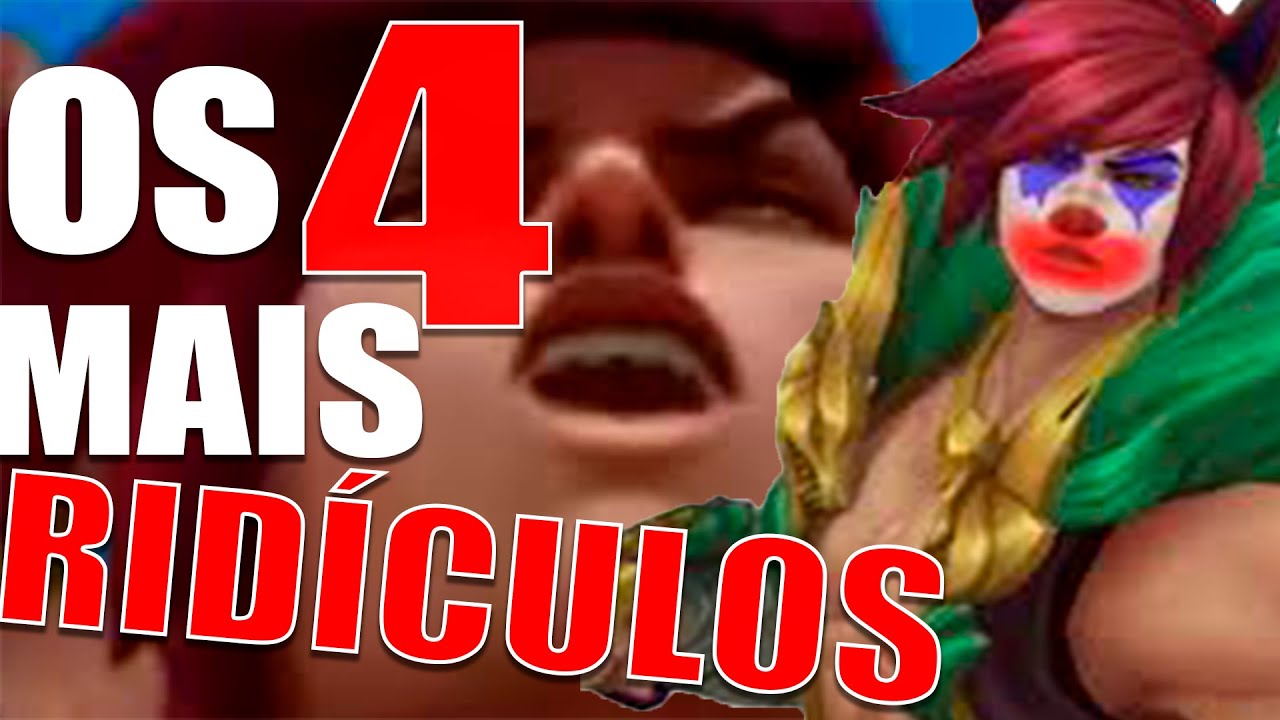 OS 4 CAMPEÕES MAIS "DANE-SE" DO LOL - YouTube