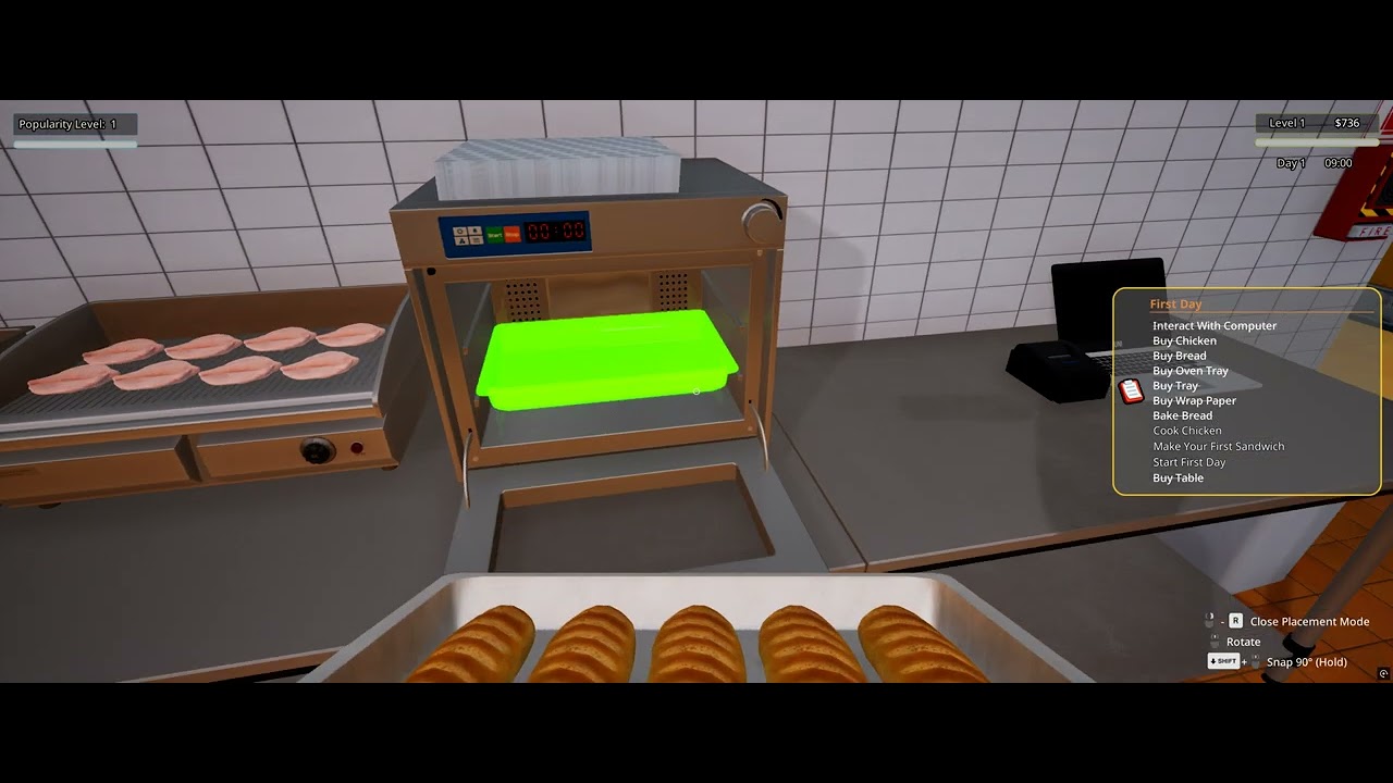 Sandwich Simulator 01 Start & Tutorial - YouTube