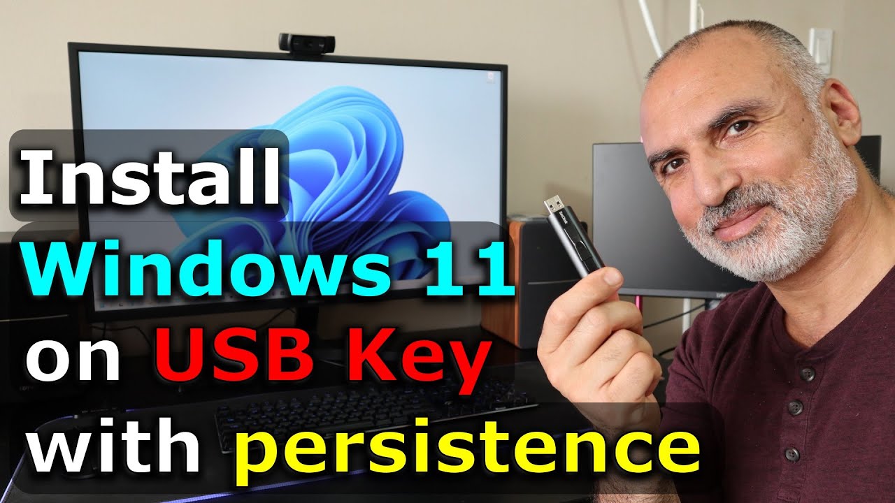 How to install Windows 11 on USB drive with persistence as Windows to ...